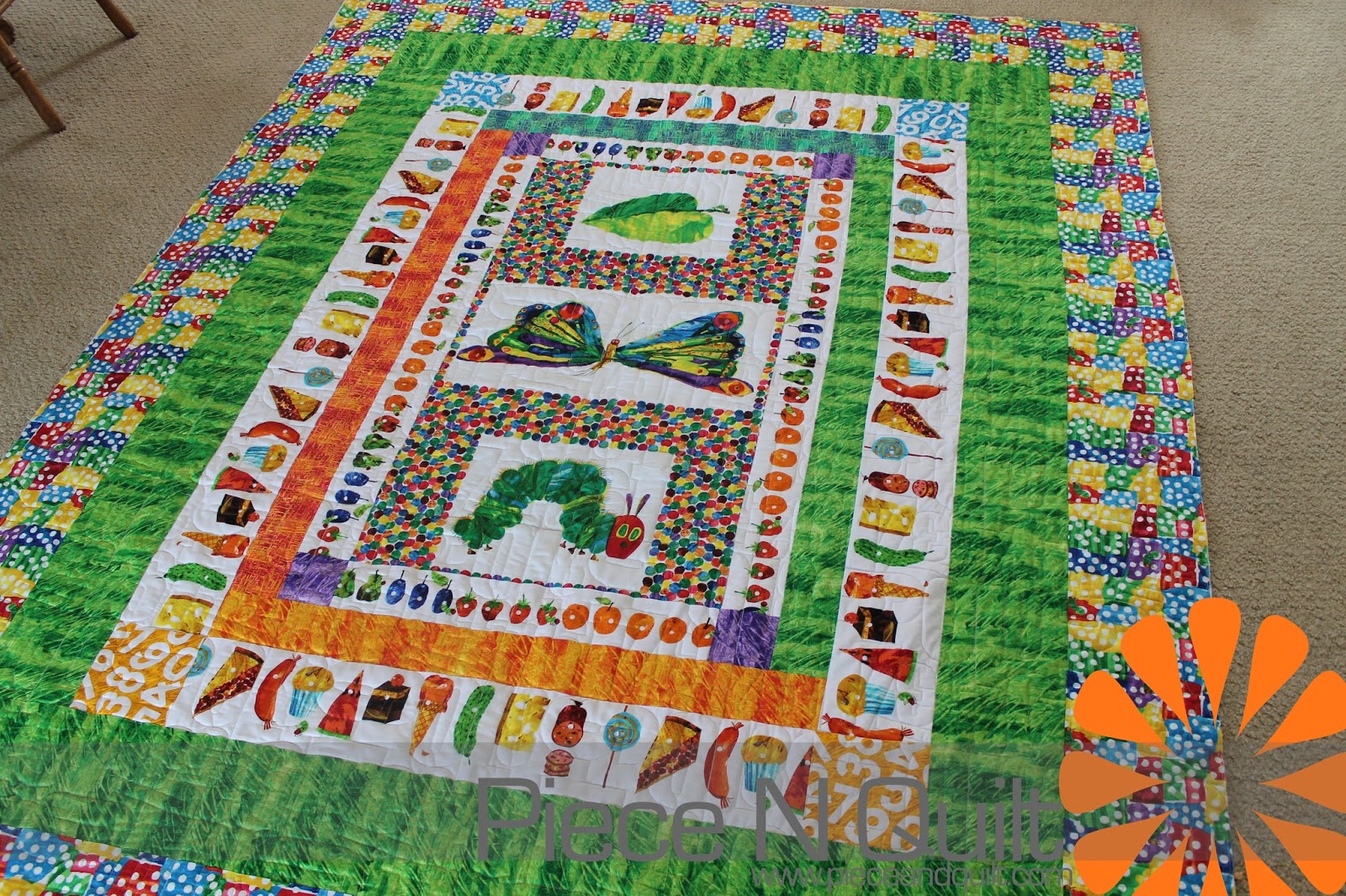 Piece N Quilt: Hungry Caterpillar Quilt