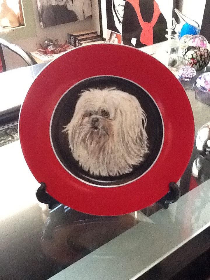 Larry O'Donnell: Dog Portraits on Ceramic Plates
