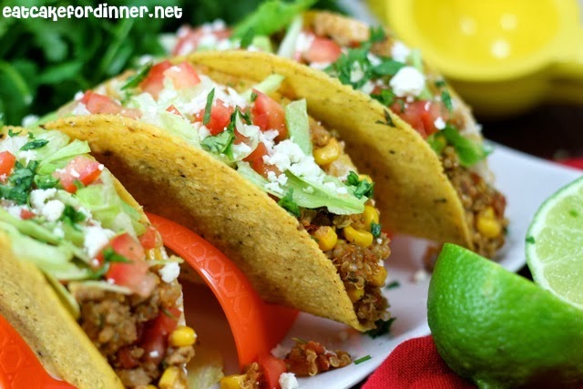 Eat Cake For Dinner: Ground Beef Quinoa Tacos