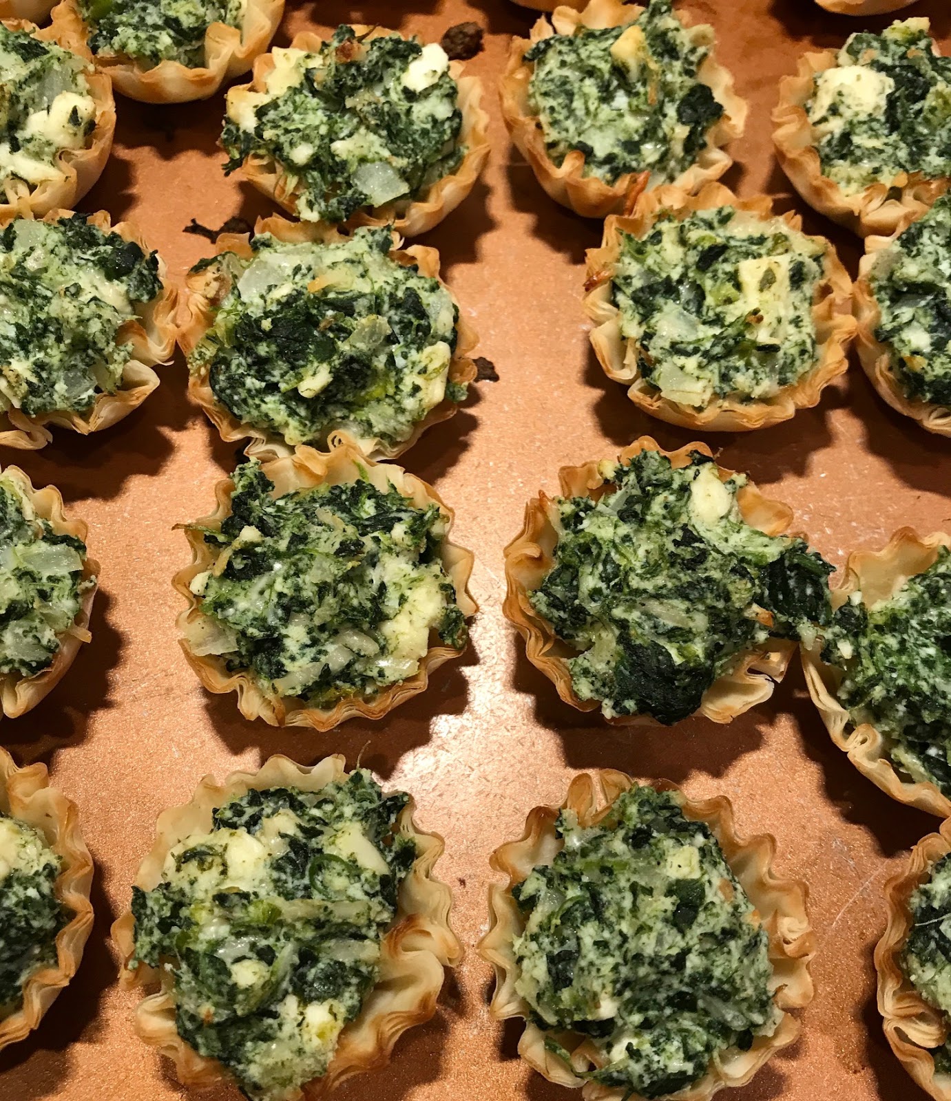 Pineapples & Palmettos: Easy Spanakopita Bites