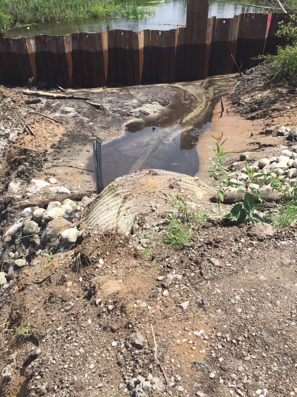 Little Traverse Blog: CR-669 Culvert Removal Underway