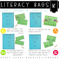 Math and ELA Centers Simplified | First Grade Buddies