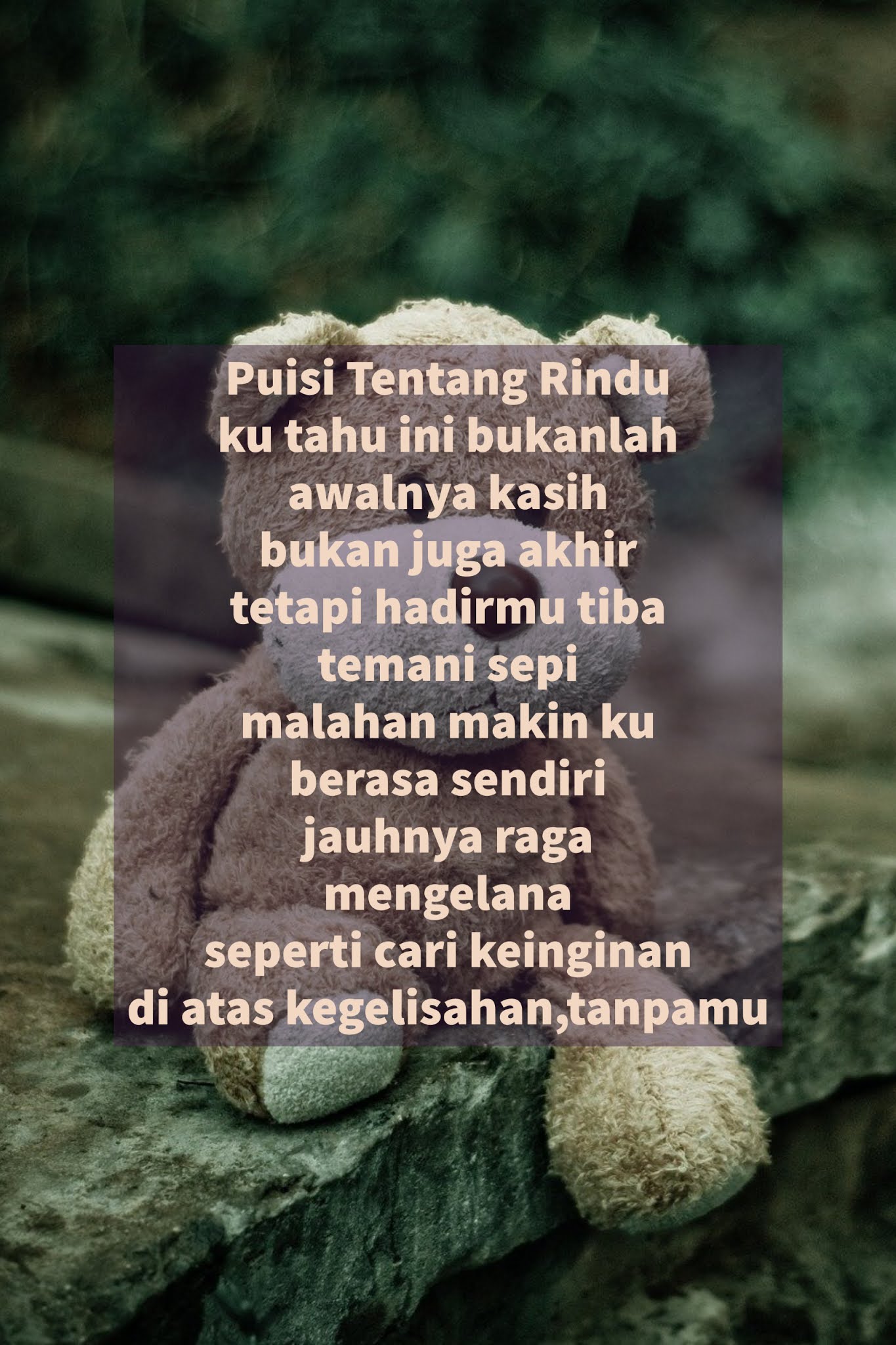 Kumpulan Puisi Kangen Buat Pacar Yang Bisa Bikin Dia Terharu