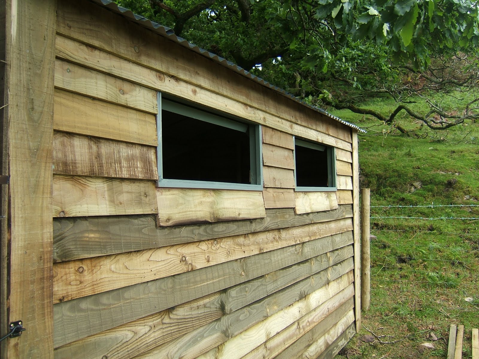 Huts 'N' Stuff: How to build a bird hide half way up a mountain (in the ...