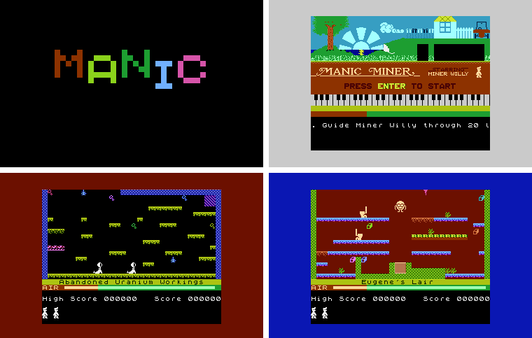 Indie Retro News: Hot News - Manic Miner released for the Atari XL/XE!