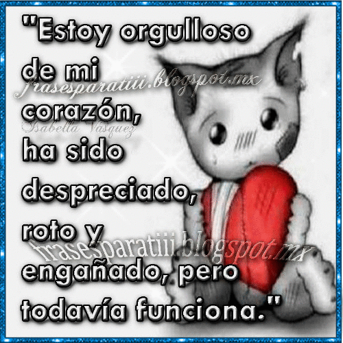 SALUDOS Y FRASES PARA TI: ESTOY ORGULLOSO