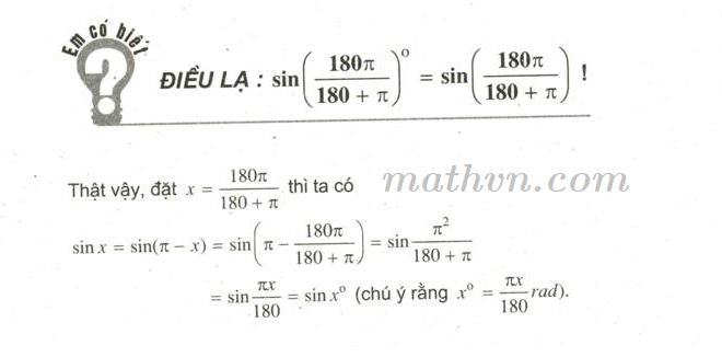 Tìm các số thực x sao cho sin(x°)=sin(x) - Toán Học Việt Nam