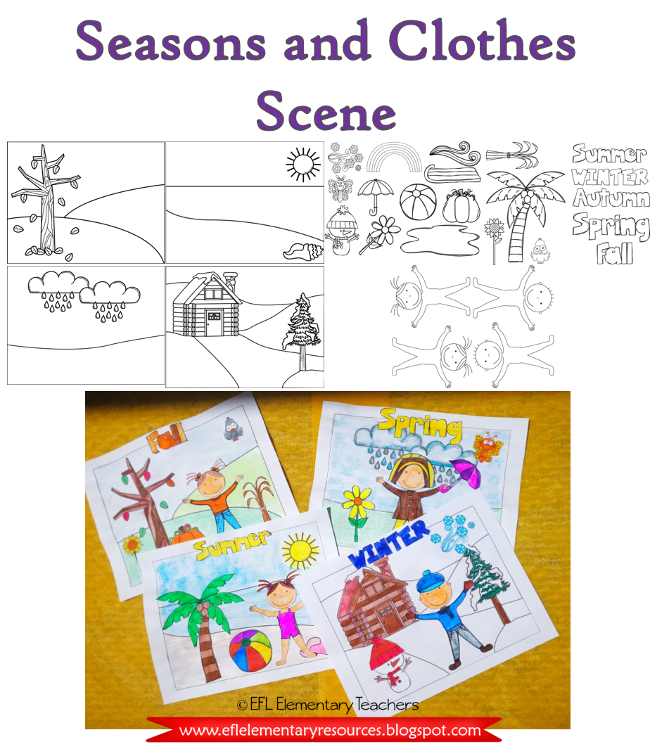 EFL Elementary Teachers: Seasons and Clothes