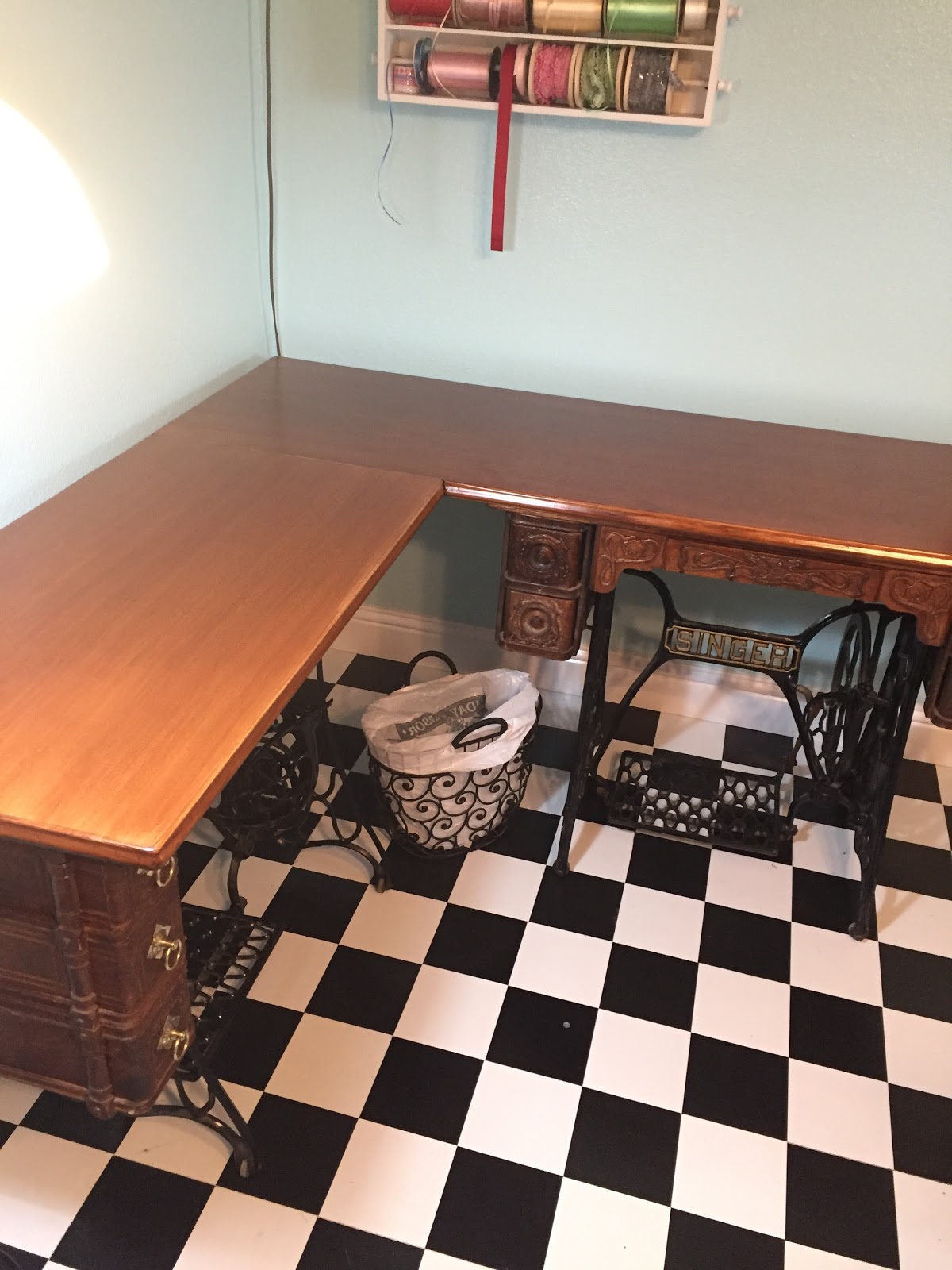 New Sewing Table - Busy As Can Be