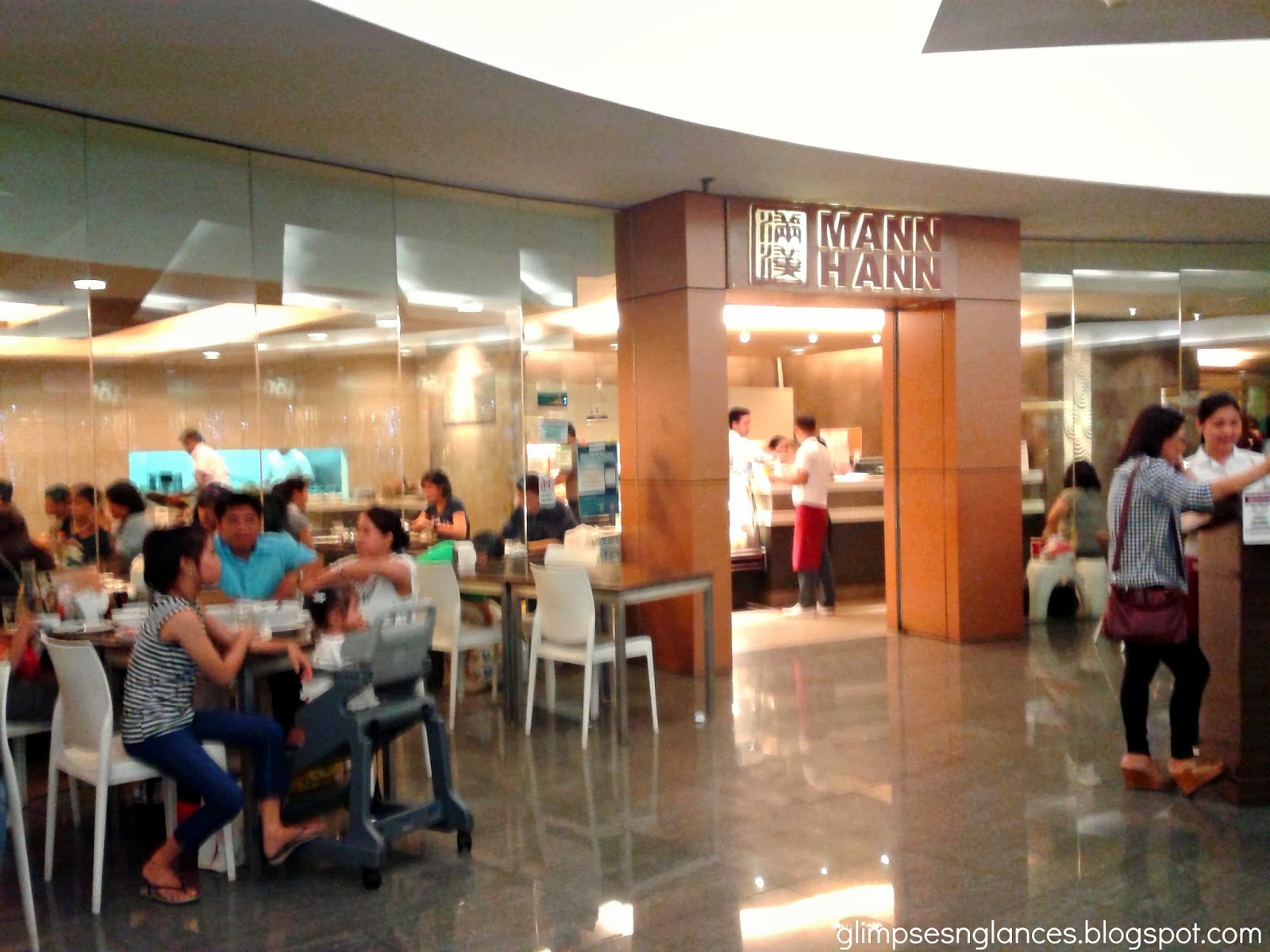 Glimpses and Glances: Good Food, Bad Service: Mann Hann at SM Megamall