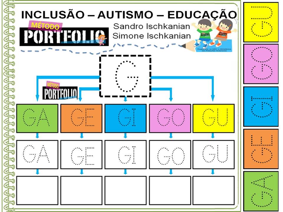 SILABÁRIO LETRA G ~ Atividades Escolares