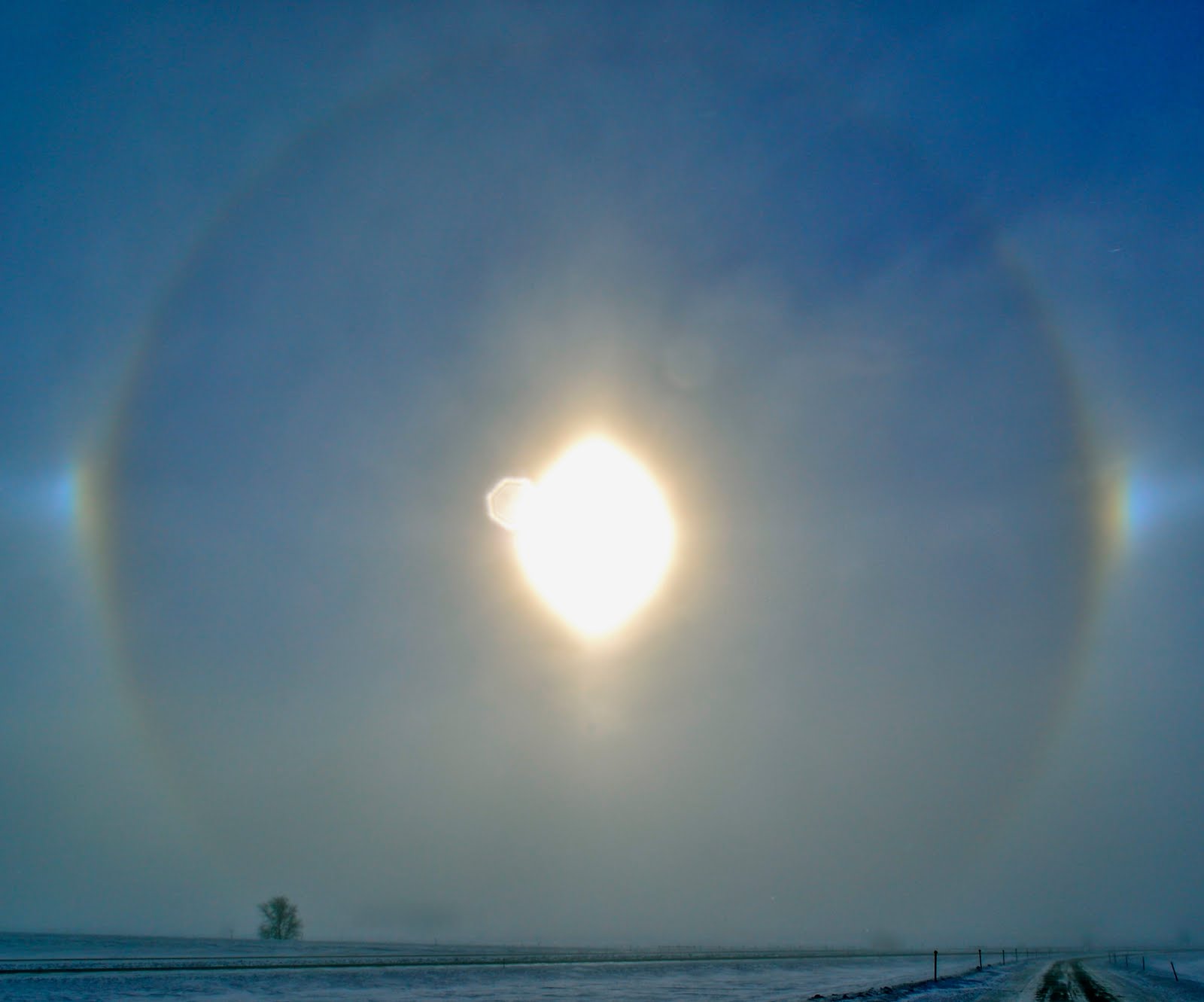 Kellers On The Prairie: Sun Dog Sky Watch Friday ...