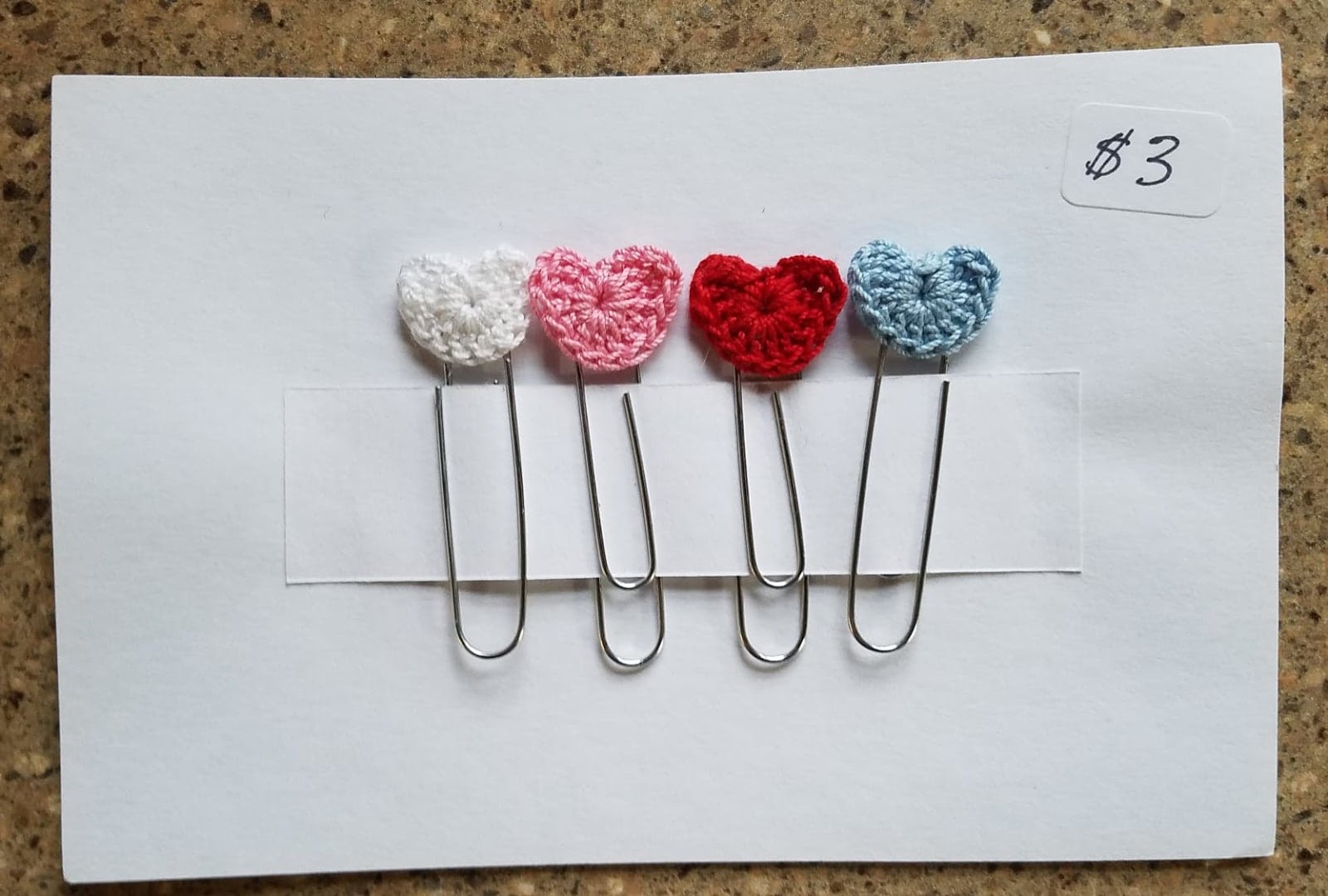 Rooster's Crow Farm: Heart Embellished Paper Clips