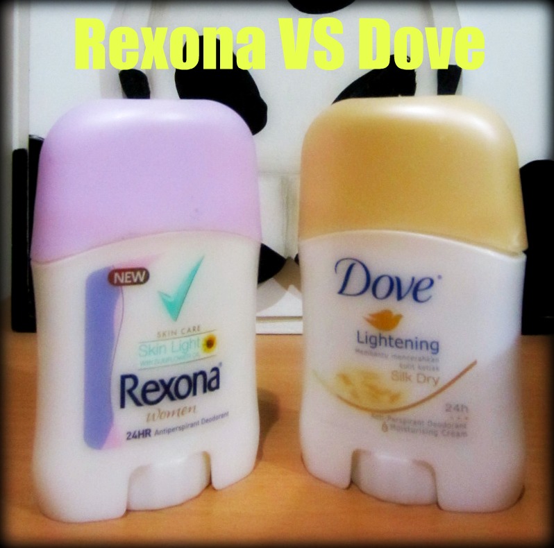 FACE-OFF Review: Dove Lightening Silk Dry VS Rexona Women Skin Light ...