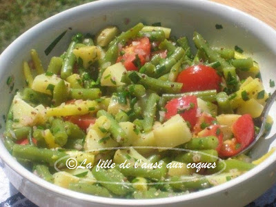 La fille de l'anse aux coques: SALADE DE HARICOTS, POMME DE TERRE ET ...