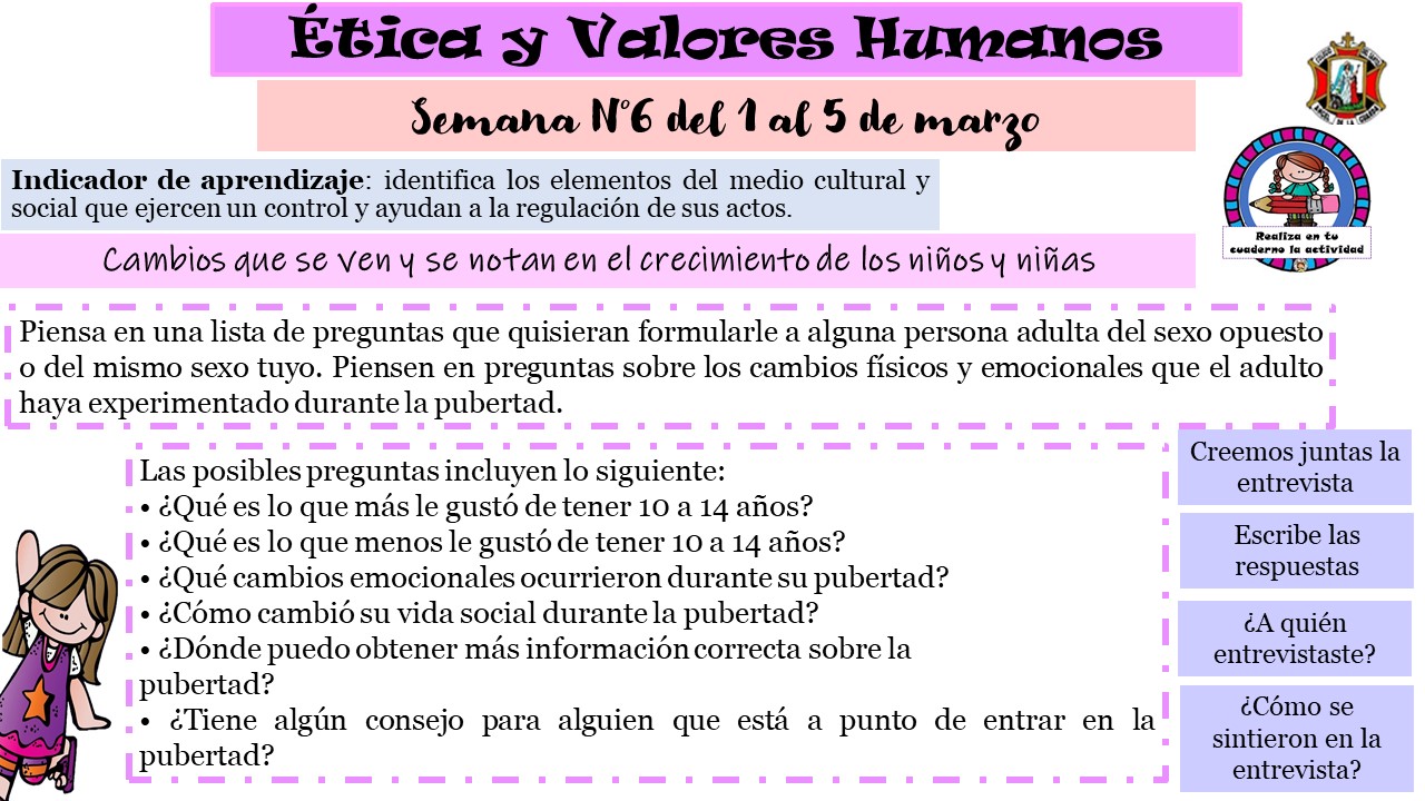 Ética y Valores 5°B