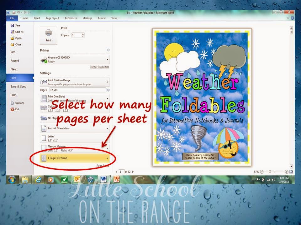 Little School on the Range: Weather Foldables for Interactive Notebooks ...