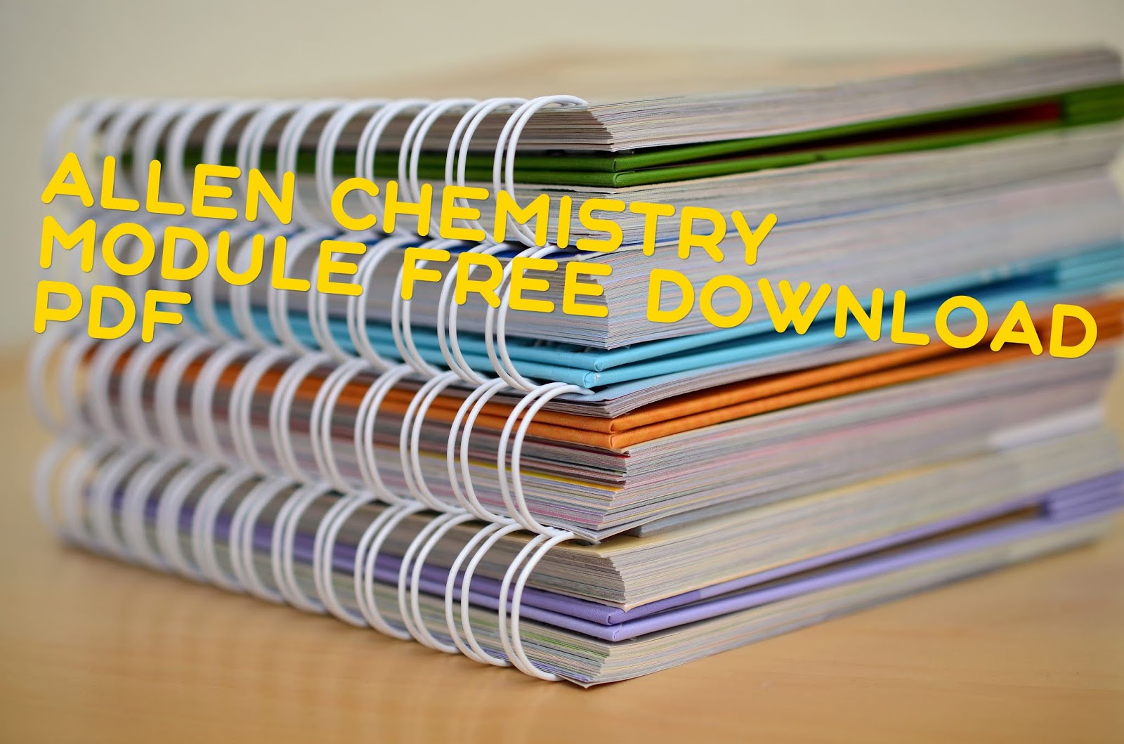 Download Allen Study Material of CHEMISTRY Modules PDF | Dr.Vansh - Dr ...