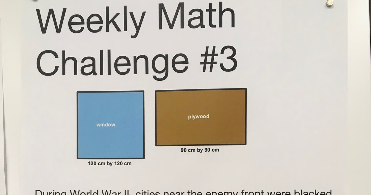 Puzzles and Figures: Weekly Math Challenge #3