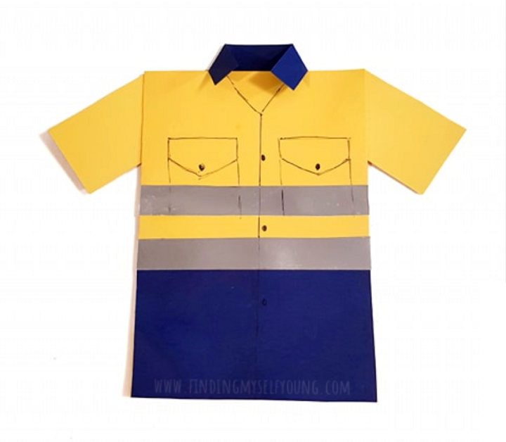 DIY Tradie Hi Vis Fathers Day Card | Finding Myself Young