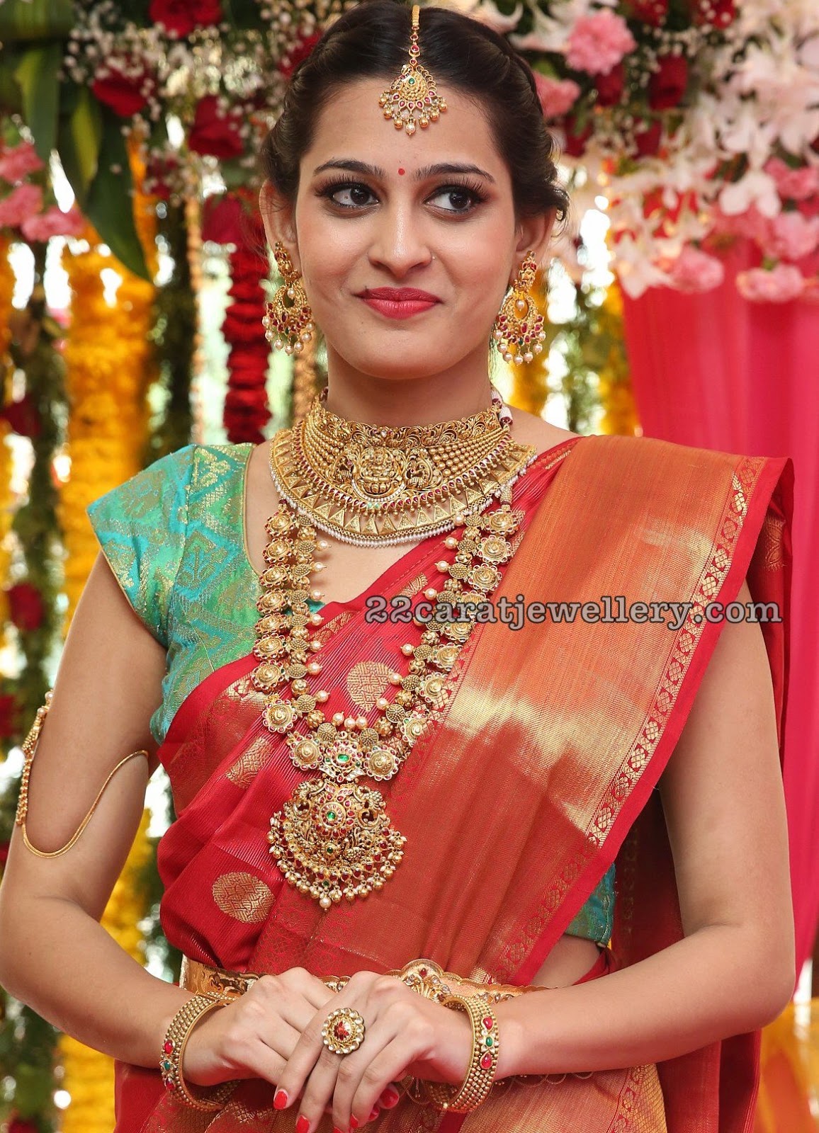 Swetha Jadhav Antique Bottu Mala - Jewellery Designs