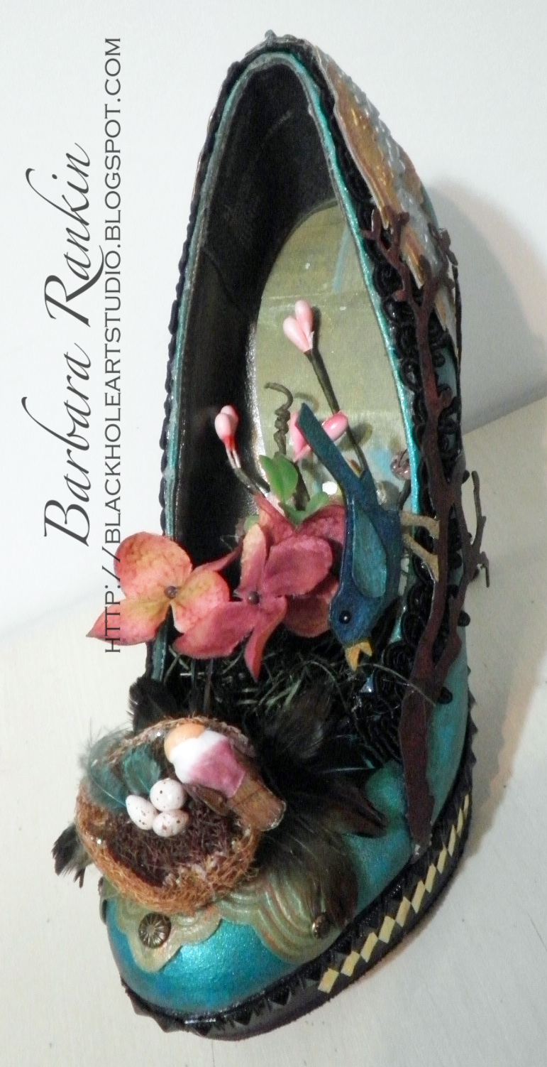 Black Hole Art Studio: Altered Shoe Blog Hop with ColourArte