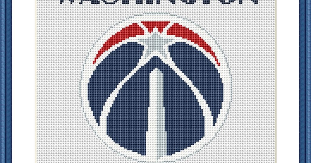 Tango Stitch easy cross stitch designs: Washington Wizards logo cross ...