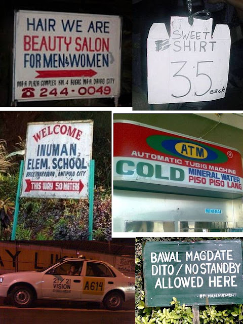 Travel and Tourism: Filipino shop signs, Part 3