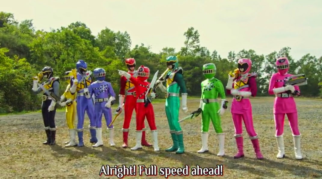 Red and White Sentai: ToQger vs Kyoryuger Captured Images