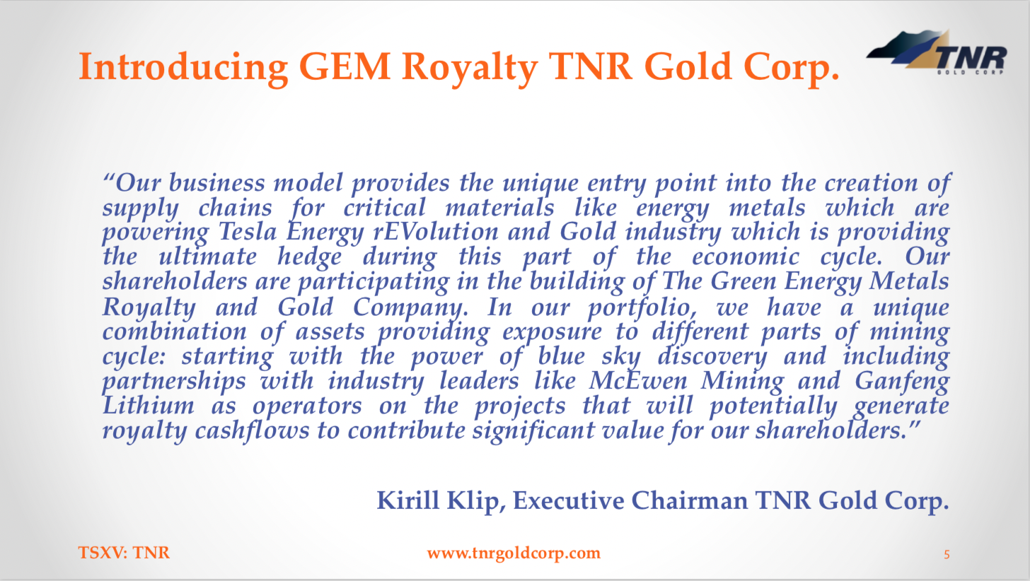 Kirill Klip: TNR Gold Lithium Royalty Holding: Ganfeng Increases Stake In Mariana Lithium Closer ...