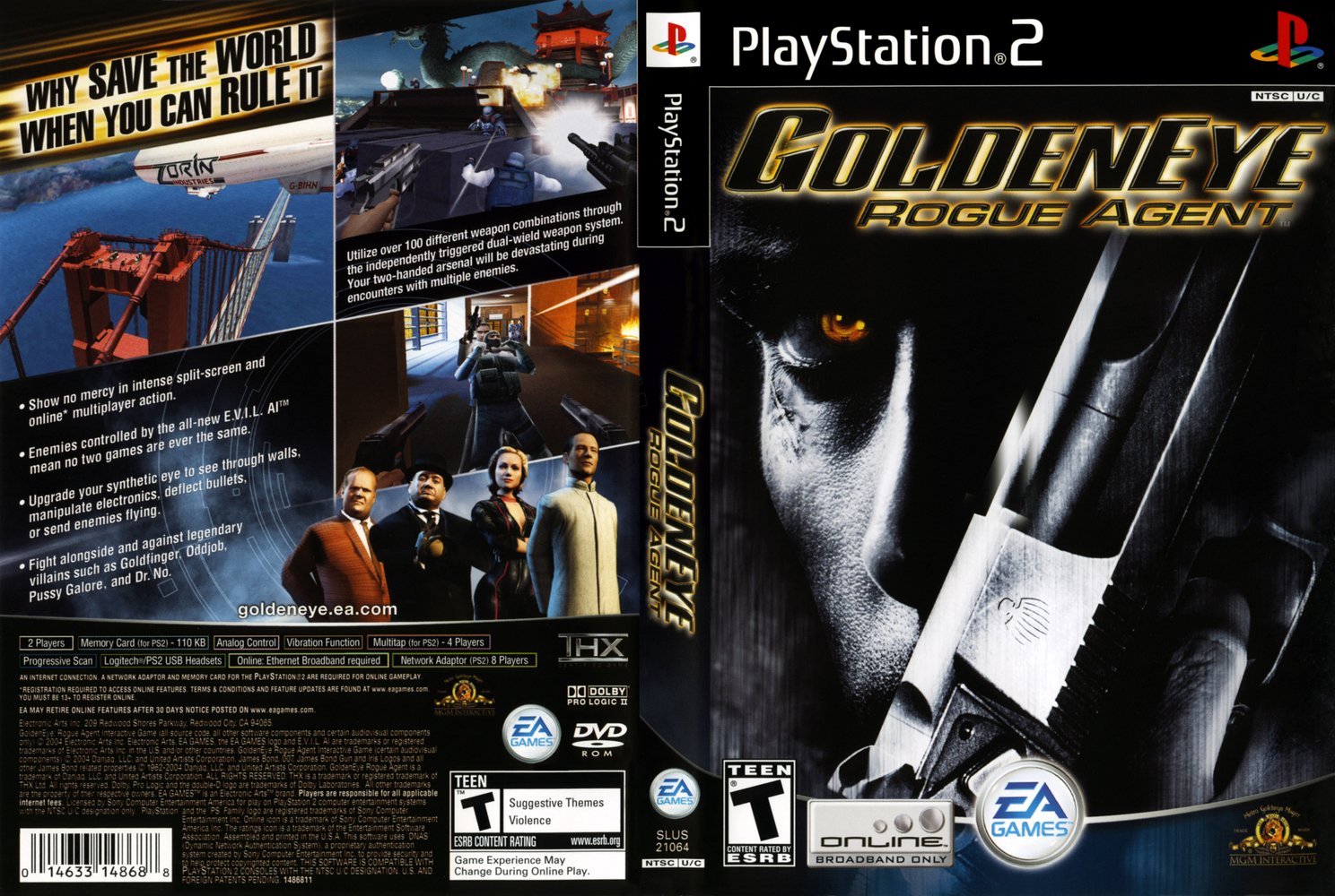PS2-Brasil || Aqui Você tem Amigos ||: GoldenEye: Rogue Agent – PS2