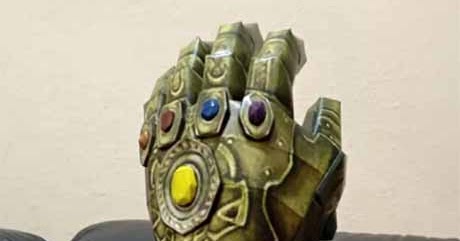 The Infinity Gauntlet Paper Model | Paperized Crafts