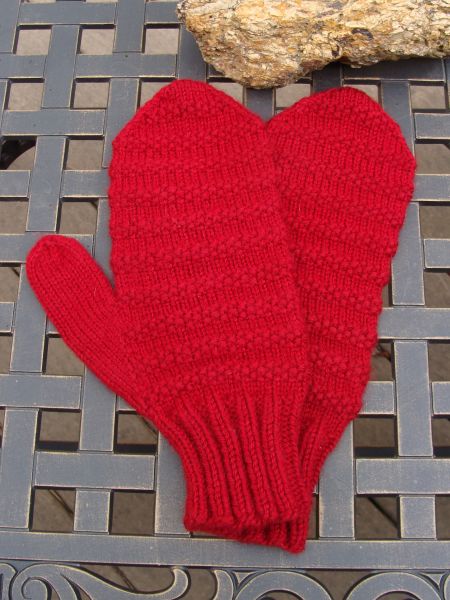 Bead Knitter Gallery: Red Mittens