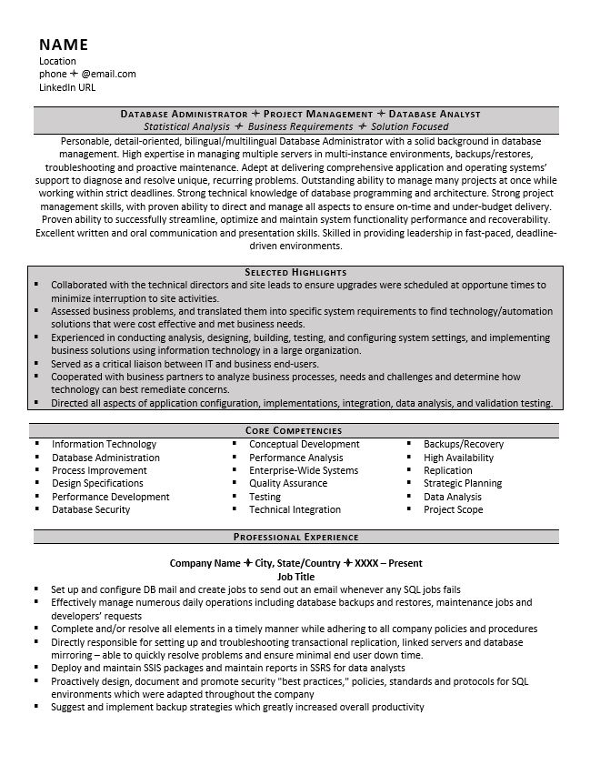 Database Resume Samples ~ Certificate Letter