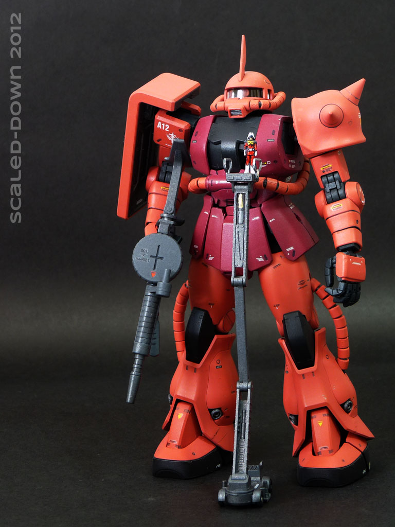 Scaled Down: MS-06S Zaku II - Char Aznable Custom Mobile Suit Gallery