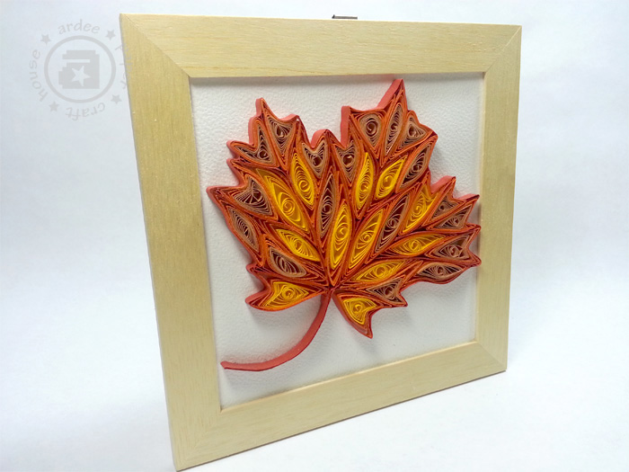 Quilling Maple Leaf | ardee's creation
