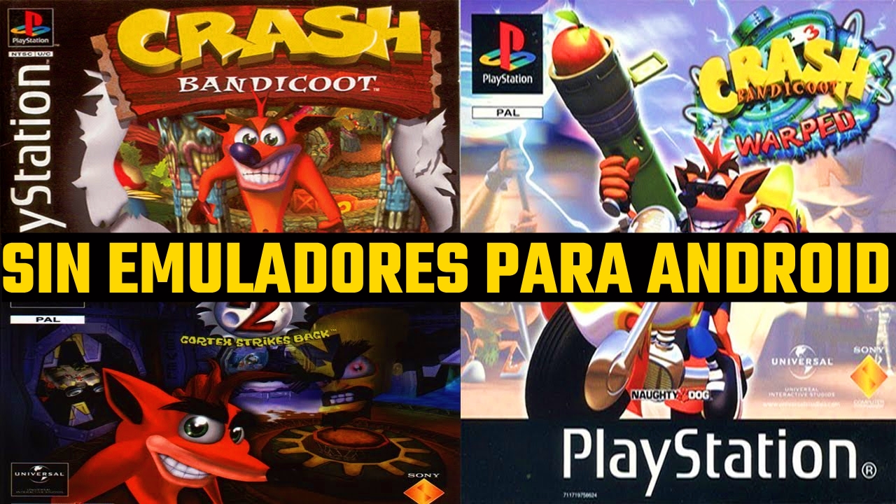 El Juego de CRASH BANDICOOT 1 2 & 3 Para Android (SIN EMULADOR) 2020🔥 ...