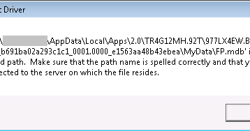 Is Not a Valid Path. Make Sure The Path Name Spelled Correcty
