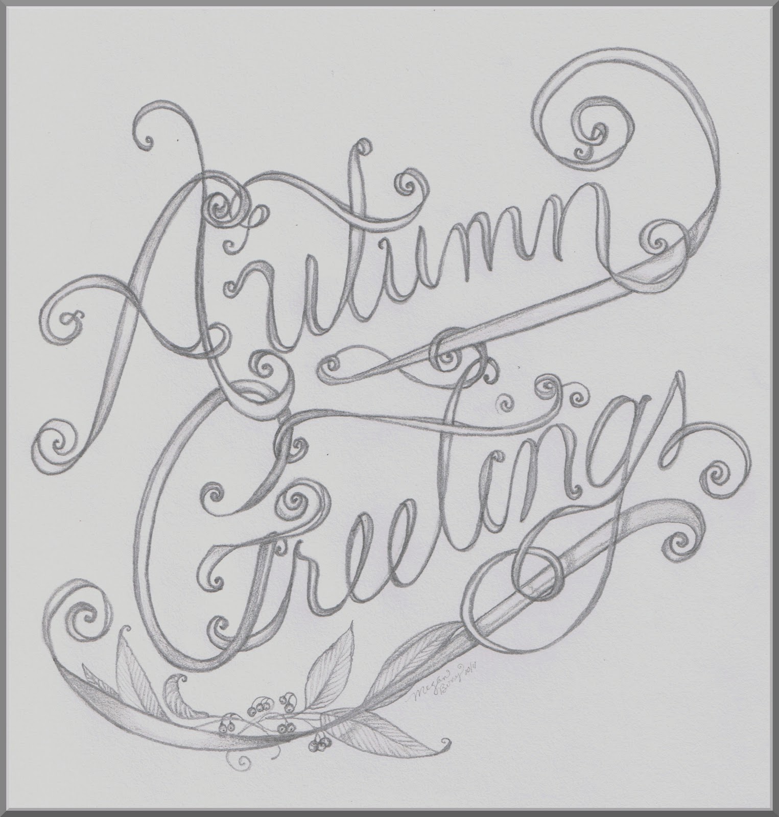 Lilac & Lavender: October Sketches