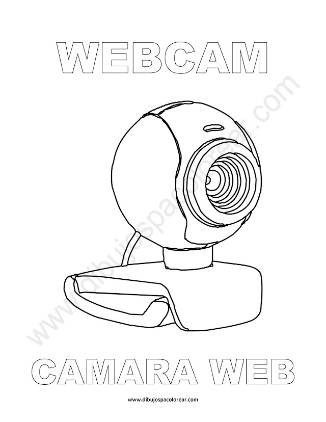 Camara Web Para Colorear