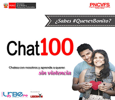 CHAT 100 Y LÍNEA 100 ~ CENTRO DE EMERGENCIA MUJER - CEM -LAMBAYEQUE