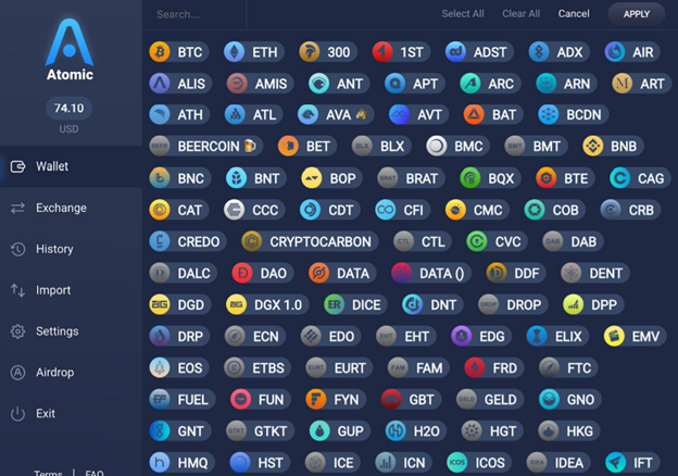 Overview Atomic Wallet | Crypto News ICO