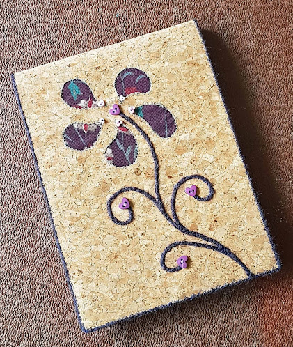 Somerset Stitch: Quick Stitch - Cork Appliqued Book Cover