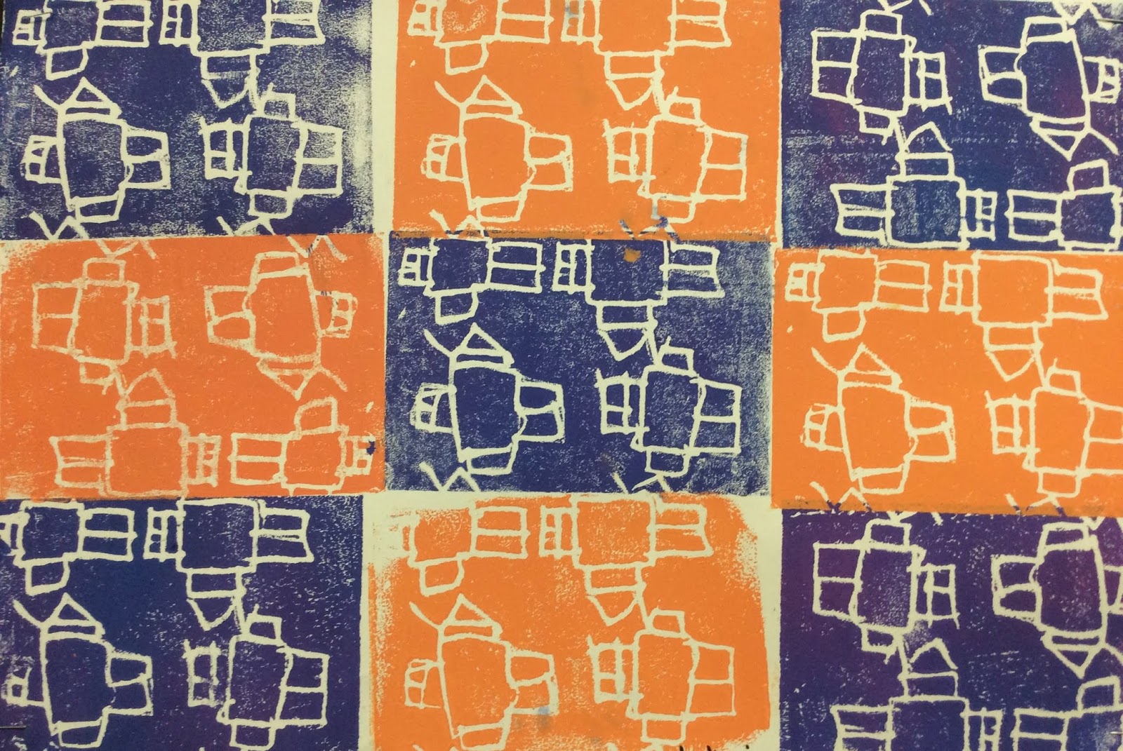 Art with Mrs. Elliott : Printing Patterns in First Grade