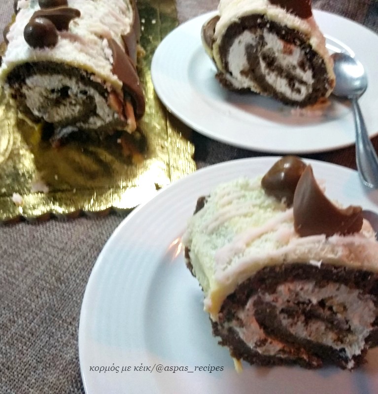 Κορμός από κέικ ! | Aspas_recipes