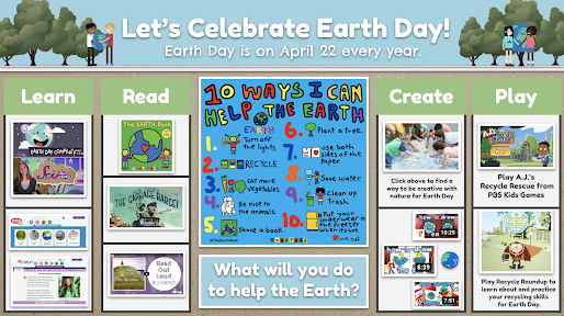 The Library Voice: Let's Celebrate Earth Day Choice Boards Are Here ...