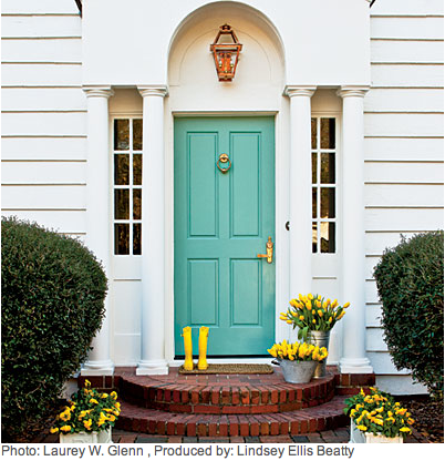 Crystal Cattle: Turquoise Thursday: Turquoise Front Door