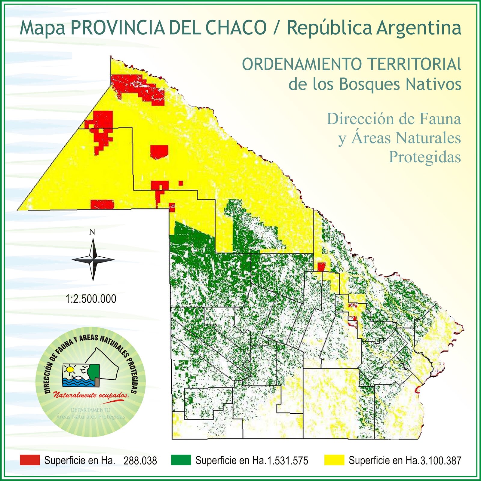Areas Naturales Protegidas: MAPA Provincia del Chaco Ordenamiento ...