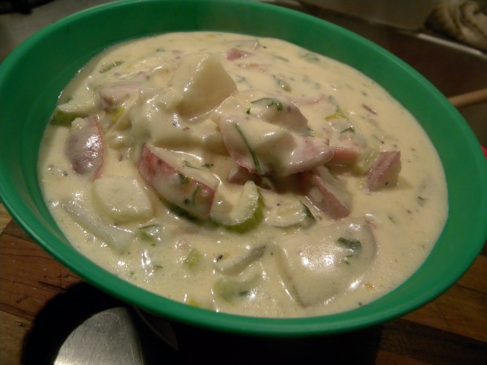 Pacific Northwest Razor Clam Chowder