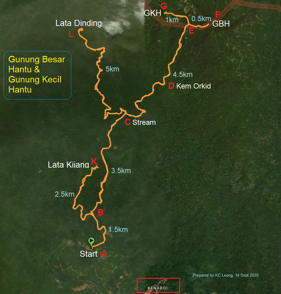 KC & the Sunshine Runners: Gunung Besar Hantu and Lata Dinding